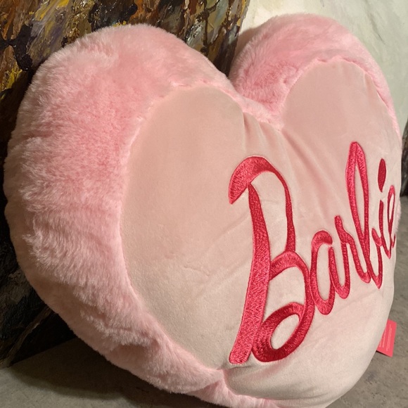 Barbie | Accents | Barbie X Miniso Pink Heart Pillow | Poshmark